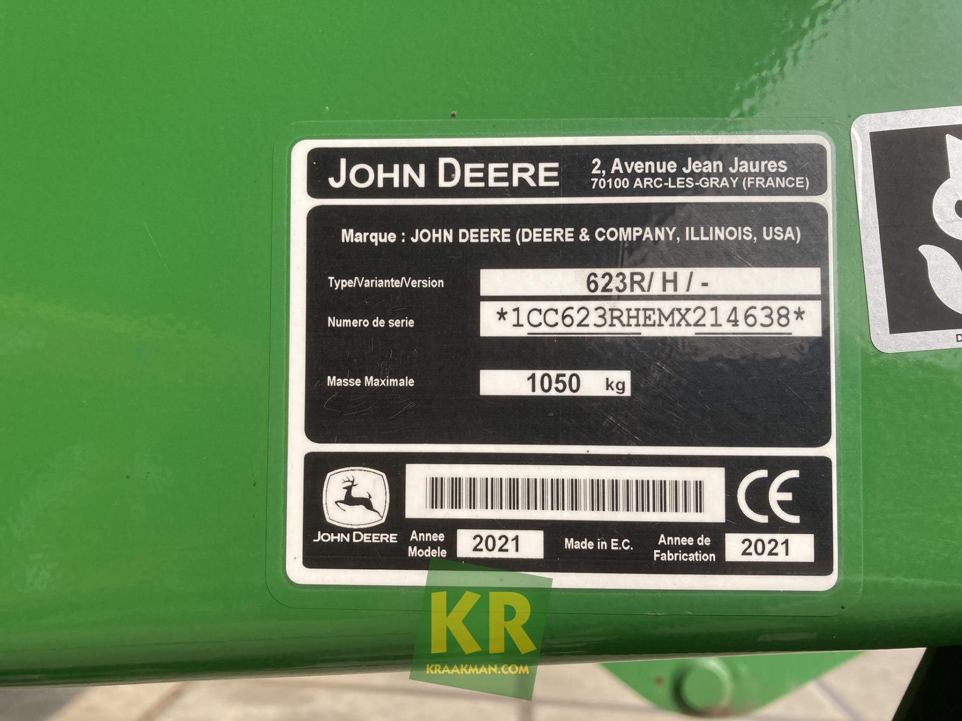John Deere Voorladers 623R (SB) #29105 - Kraakman