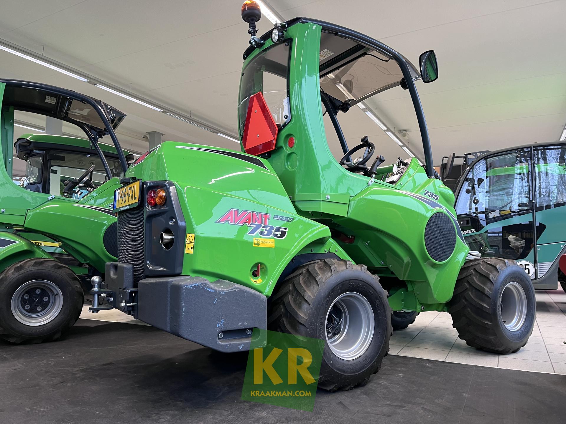 Avant Kniklader / Minishovel 735 TDL (LH) #25490 - Kraakman