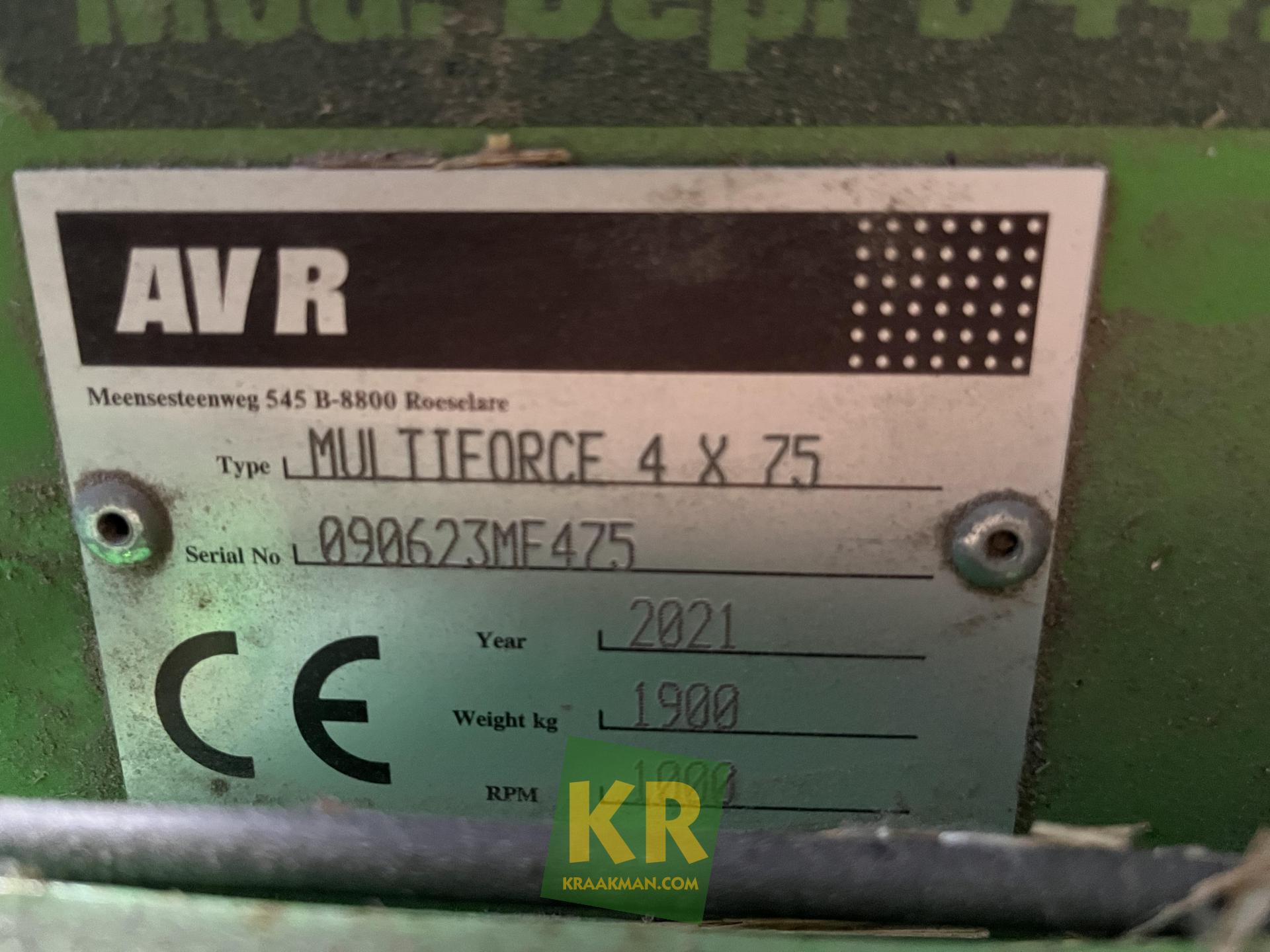 AVR Volveldsfrees / frontfrees MultiForce (BV) #30599 - Kraakman