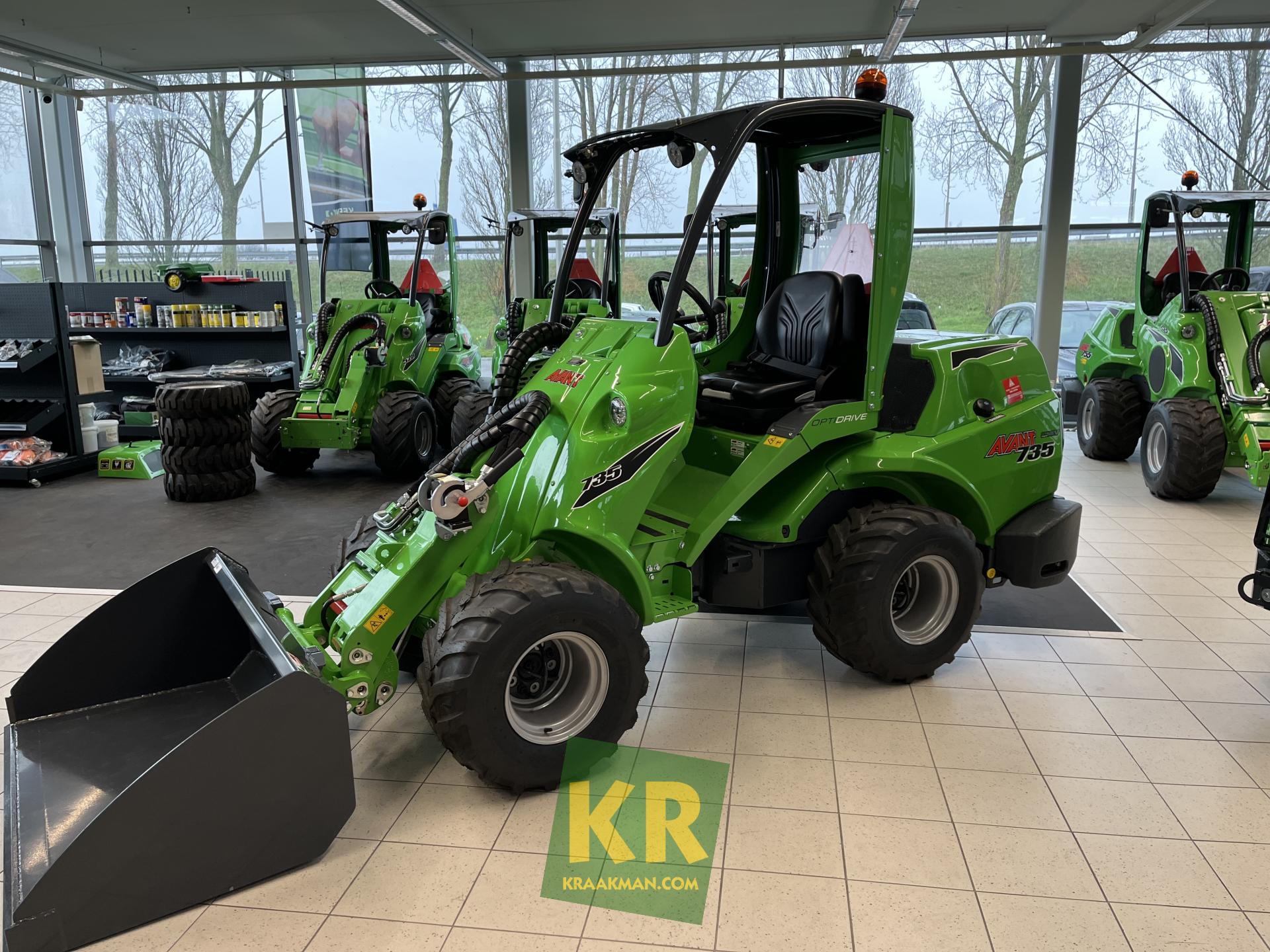 Avant Kniklader / Minishovel 735 TDL (HG) #28247 - Kraakman