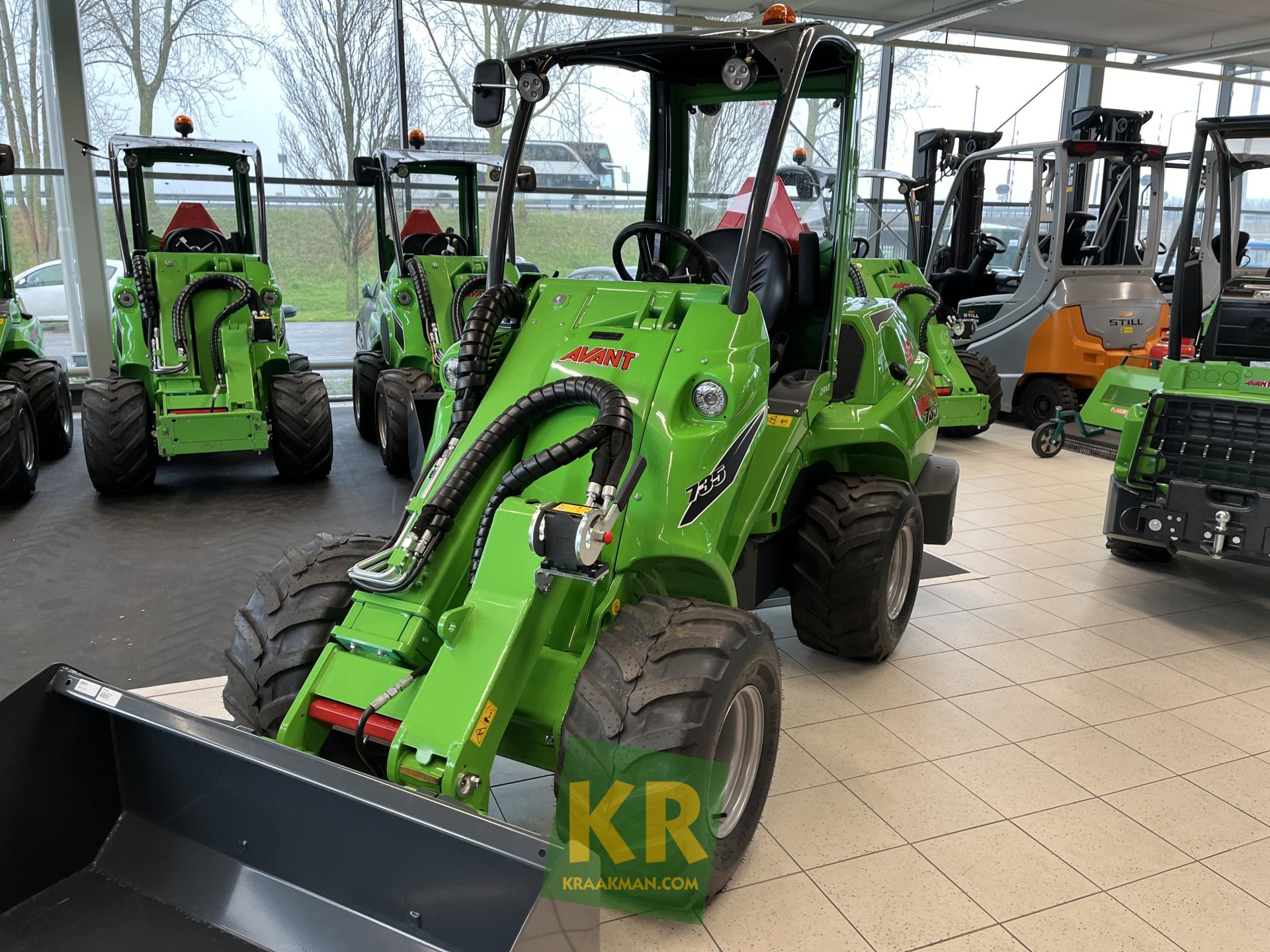 Avant Kniklader / Minishovel 735 TDL (HG) #28247 - Kraakman