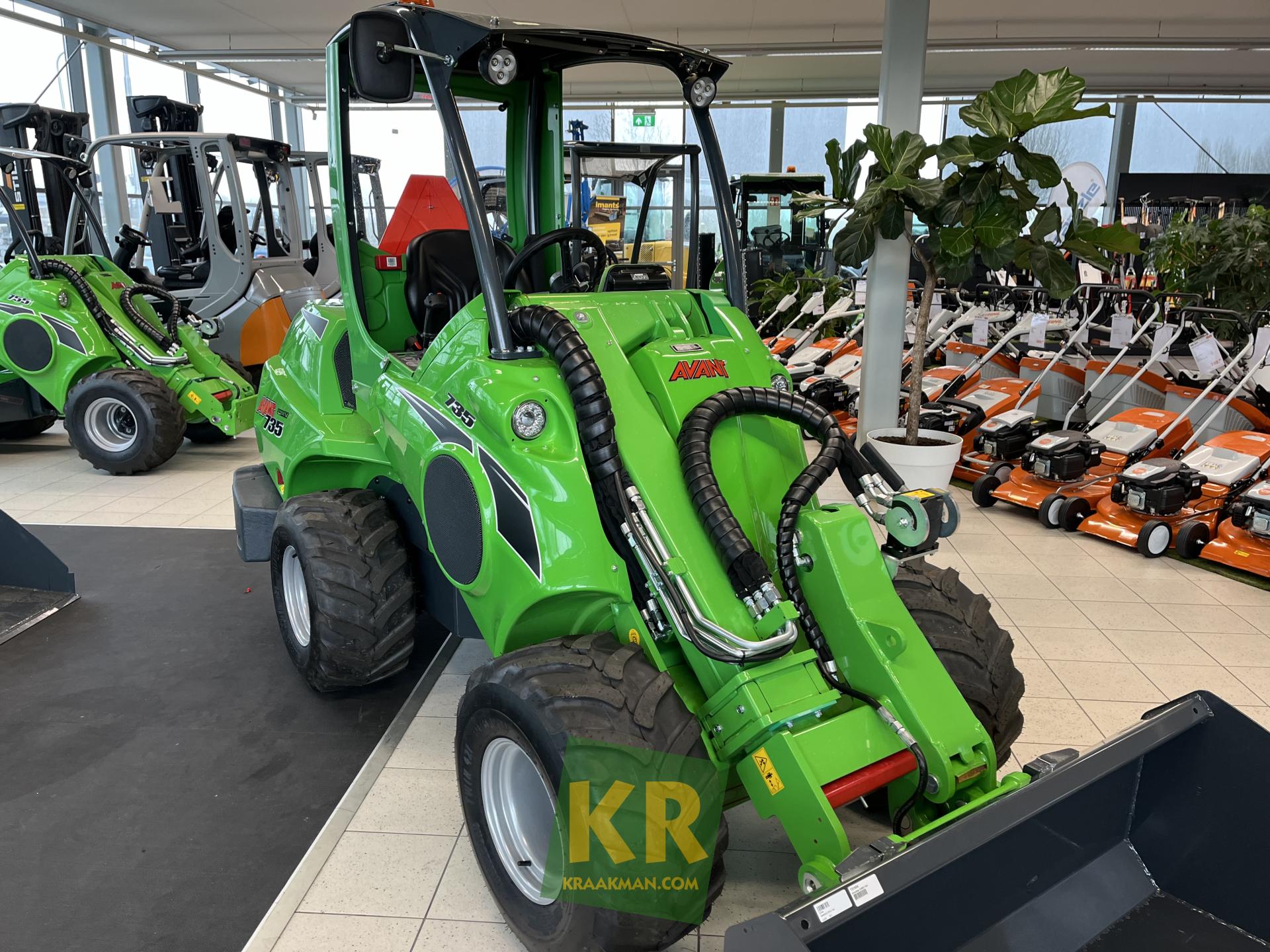 Avant Kniklader / Minishovel 735 TDL (HG) #28247 - Kraakman
