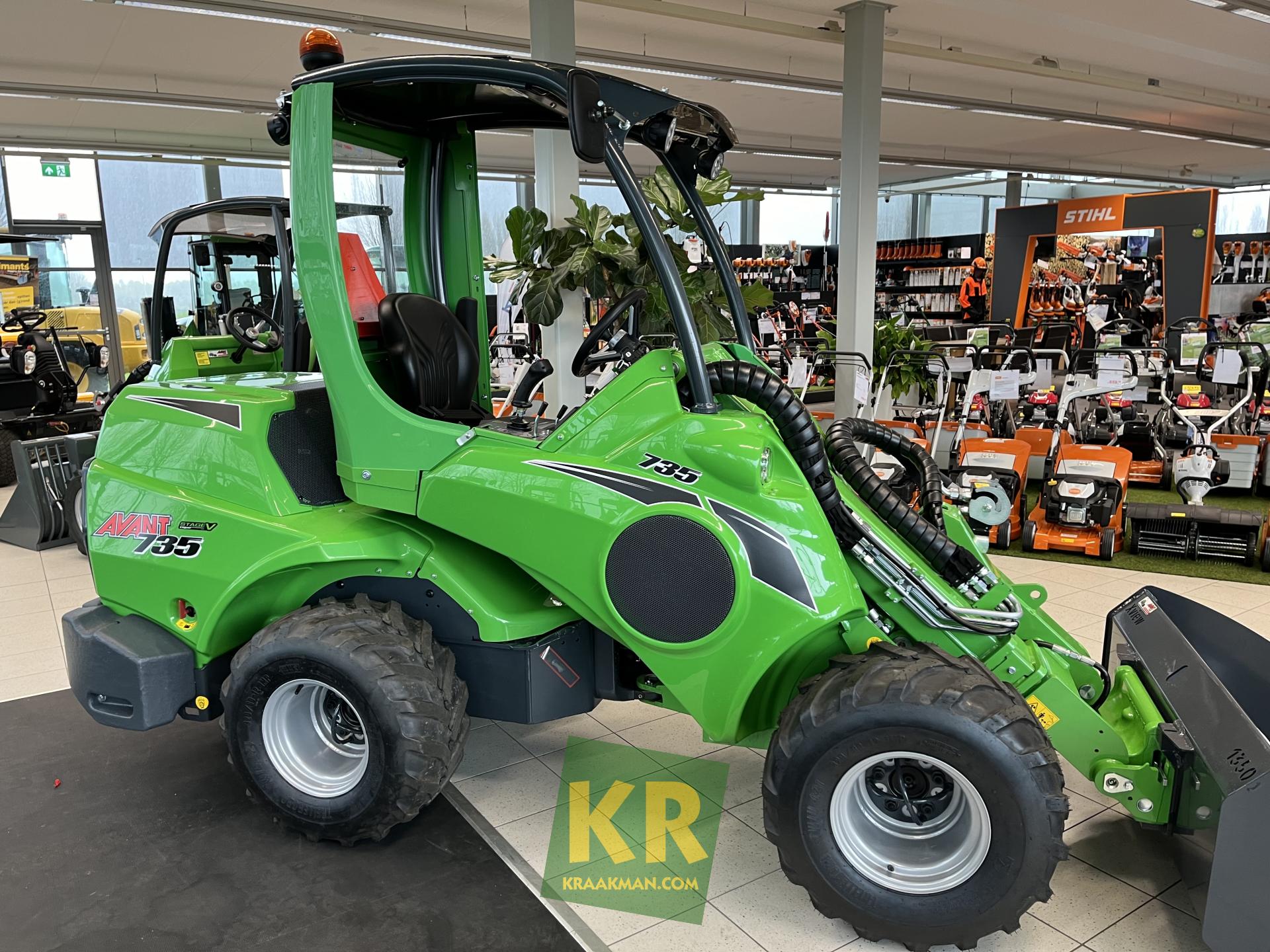 Avant Kniklader / Minishovel 735 TDL (HG) #28247 - Kraakman