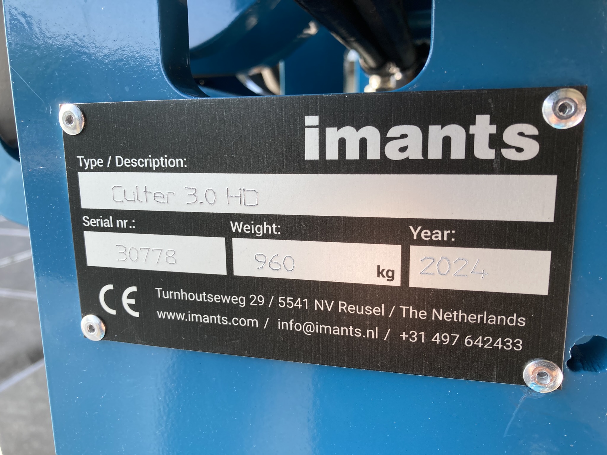 Imants Spitmachines Culter 3.0 (BV) #31125 - Kraakman