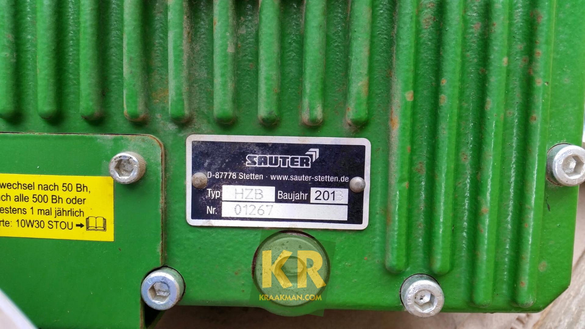 Sauter Front pto HZB_6530 / 6630 / 6830 / 6930 / 7530 / 6140R / 6150R ...